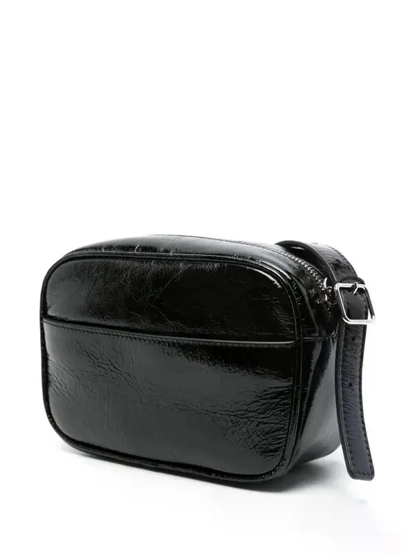 COURREGES Reedition Naplack Cross Body Bag - Black
