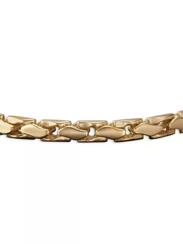 David Yurman 18kt Yellow Fluted Chain Bracelet