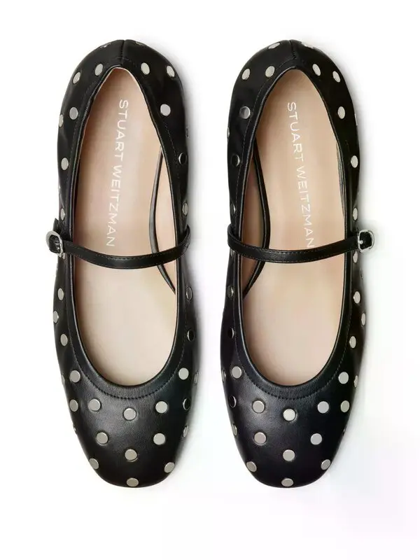 STUART WEITZMAN Claris Stud Ballet Flats