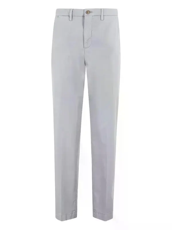 BRIGLIA 1949 Stretch Straight-leg Pants - Blue