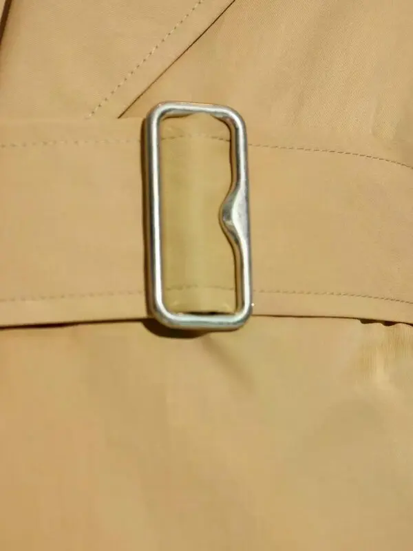 Burberry Belted Gabardine Trench Jacket