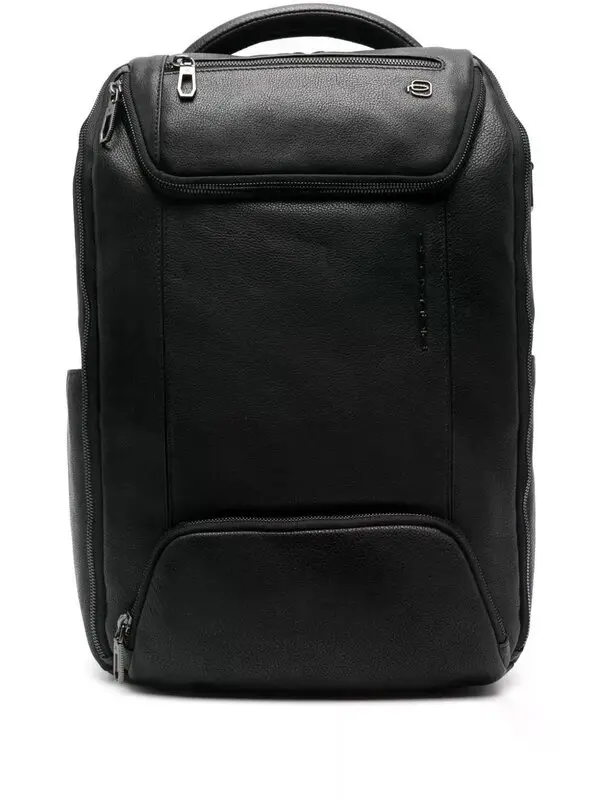 PIQUADRO Personalizable 14-inch Laptop Backpack - Black