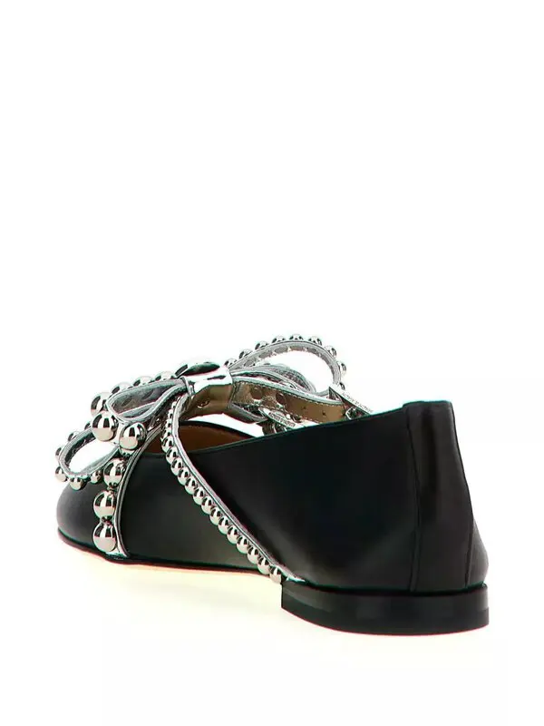 Mach & Mach Stud-embellished Ballet Flats