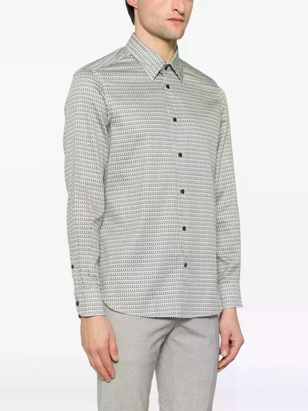 Emporio Armani Geometric-print Shirt