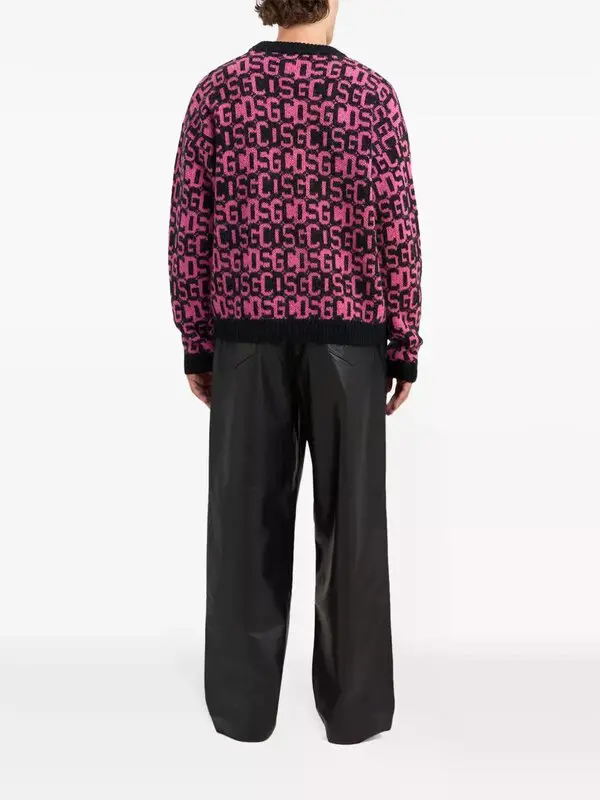 Gcds Intarsia-knit Logo Jumper