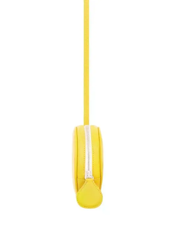 COURREGES Reedition Circle Leather Bag - Yellow