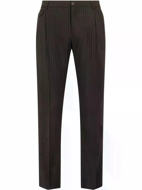 Dolce & Gabbana Pinstripe Tailored Wool-blend Trousers