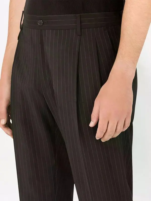 Dolce & Gabbana Pinstripe Tailored Wool-blend Trousers