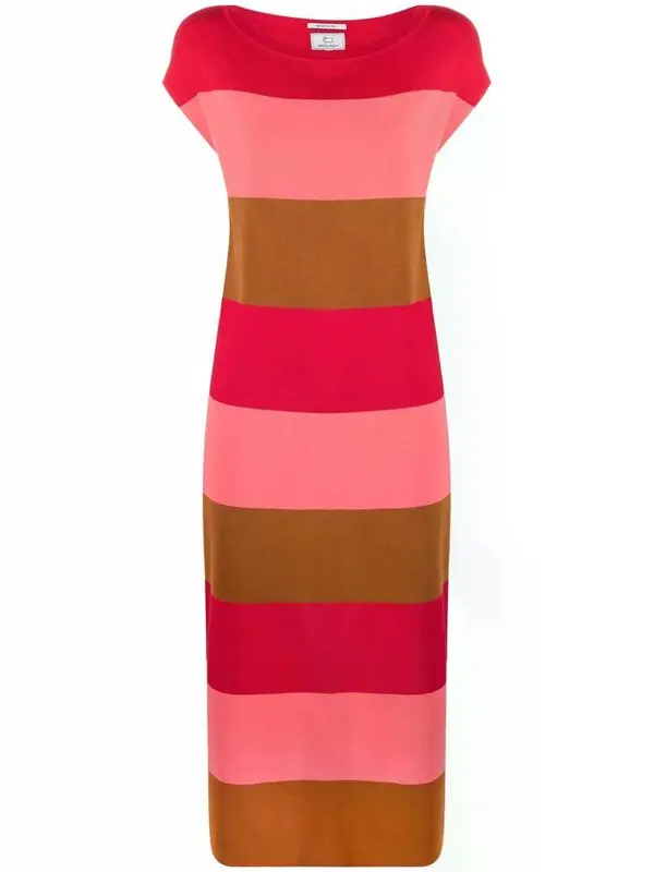 Woolrich Mid-length Striped Dress - Red