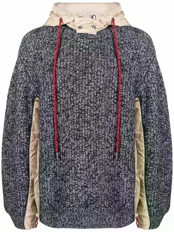 Moncler Logo-patch Multi-panel Jumper