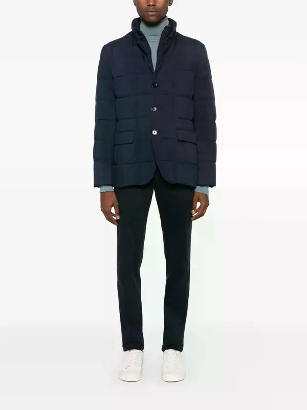 FAY Quilted Jacket - Blue