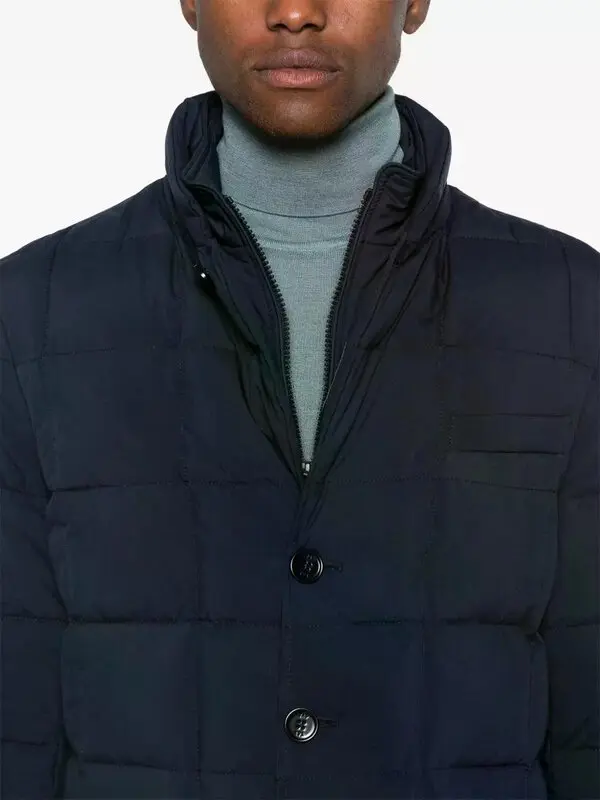 FAY Quilted Jacket - Blue