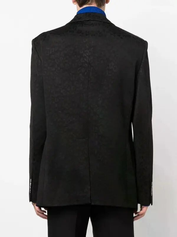 Palm Angels Jacquard Single-breasted Blazer