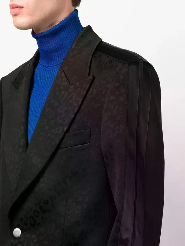 Palm Angels Jacquard Single-breasted Blazer