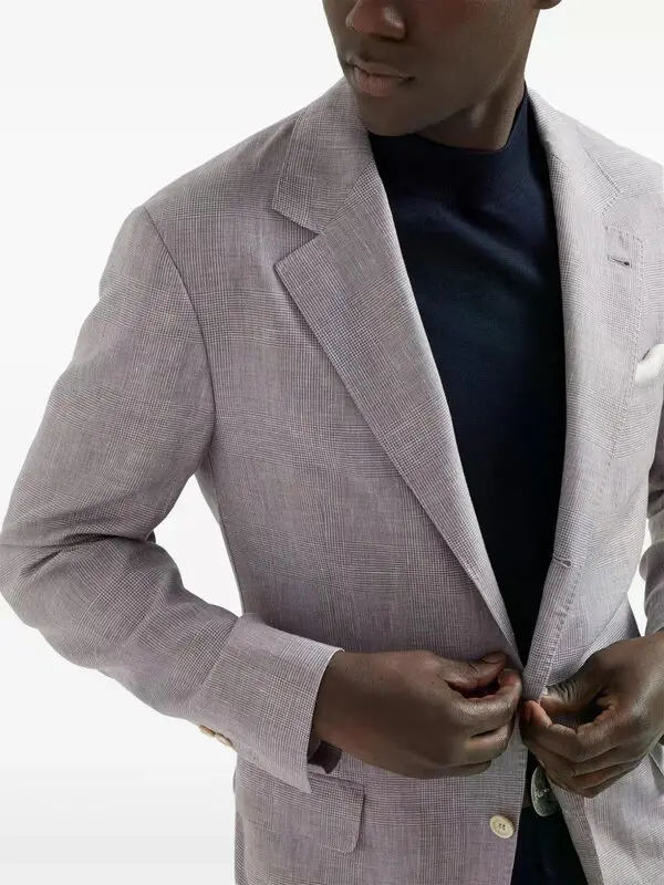 Brunello Cucinelli Prince Of Wales Check Blazer
