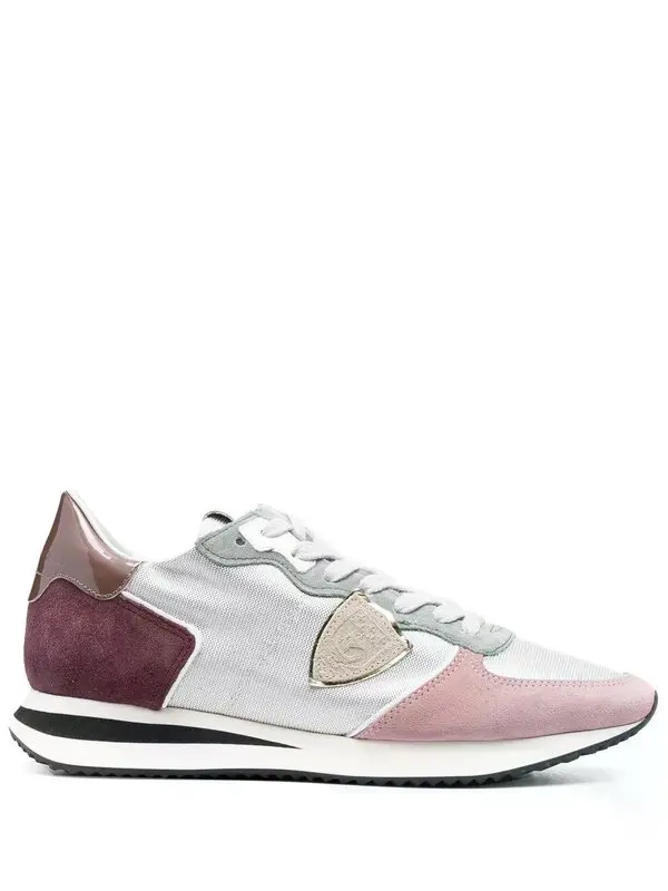 Philippe Model Logo-patch Low-top Sneakers - Grey