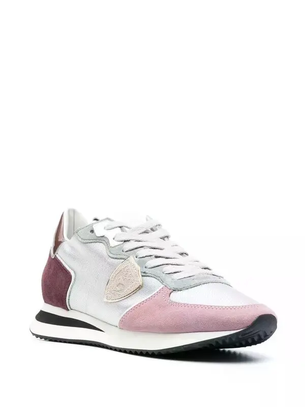 Philippe Model Logo-patch Low-top Sneakers - Grey