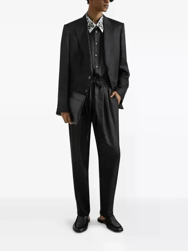 Dolce & Gabbana Monogram Silk Shirt