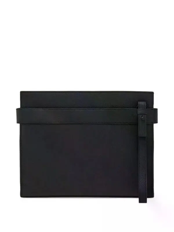 FERRAGAMO Gancini Buckle Clutch Bag
