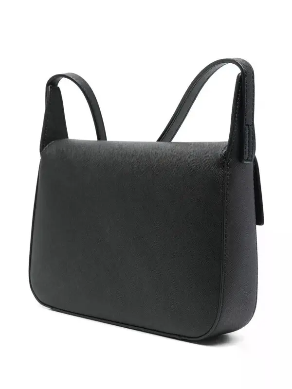 Dkny Logo-lettering Crossbody Bag - Black