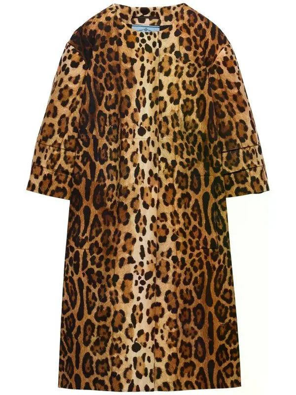 Prada Animal-print Coat