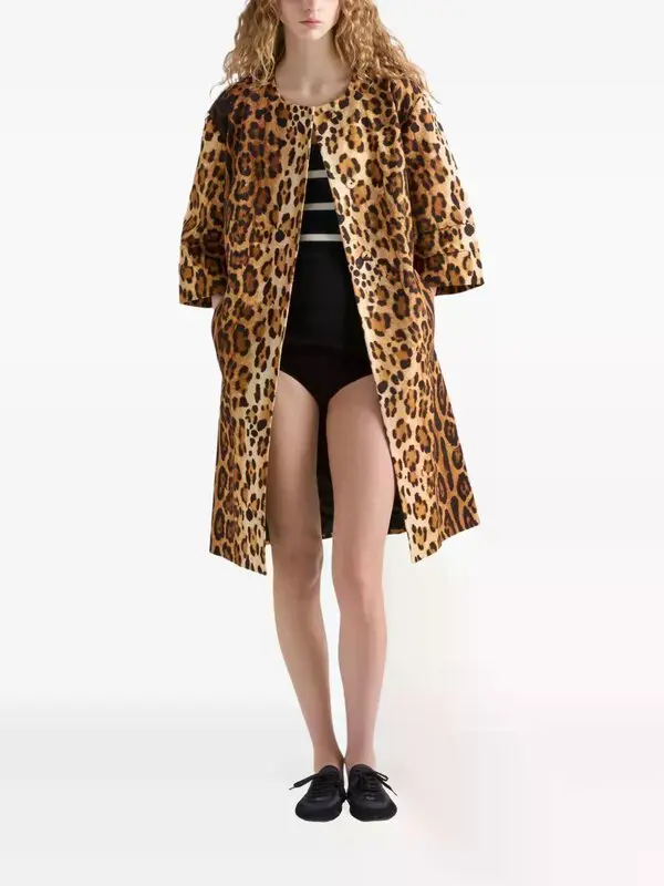 Prada Animal-print Coat
