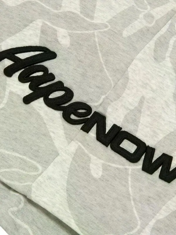 AAPE BY *A BATHING APE Cotton-blend Graphic Print Shorts