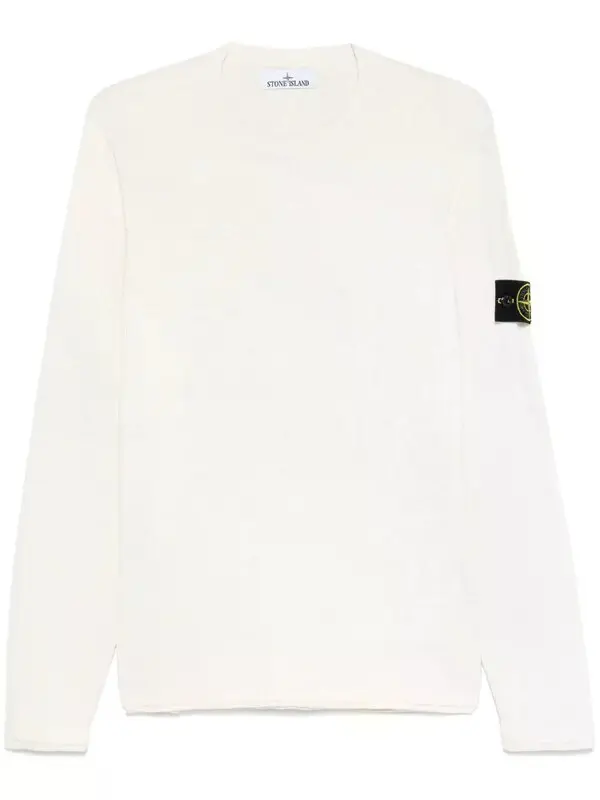 Stone Island Compass-patch Sweater - Neutrals
