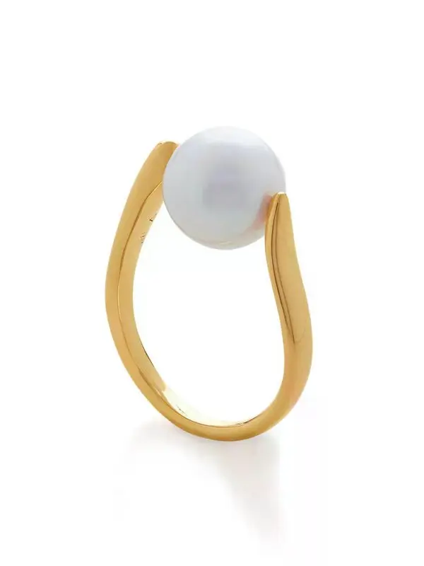 Monica Vinader Nura Pearl-detail Ring