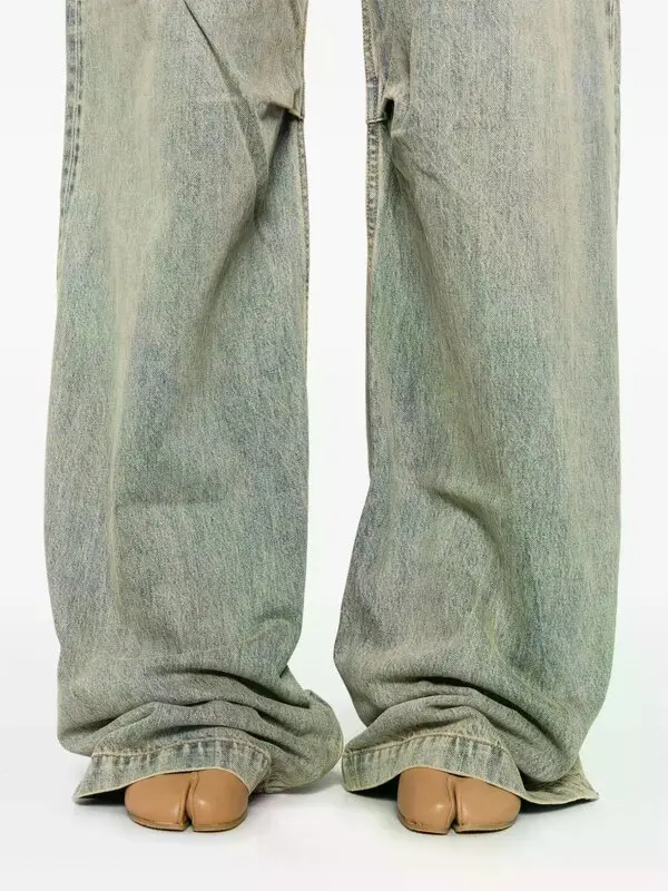 ENTIRE STUDIOS Acid Wash Wide Leg Jeans