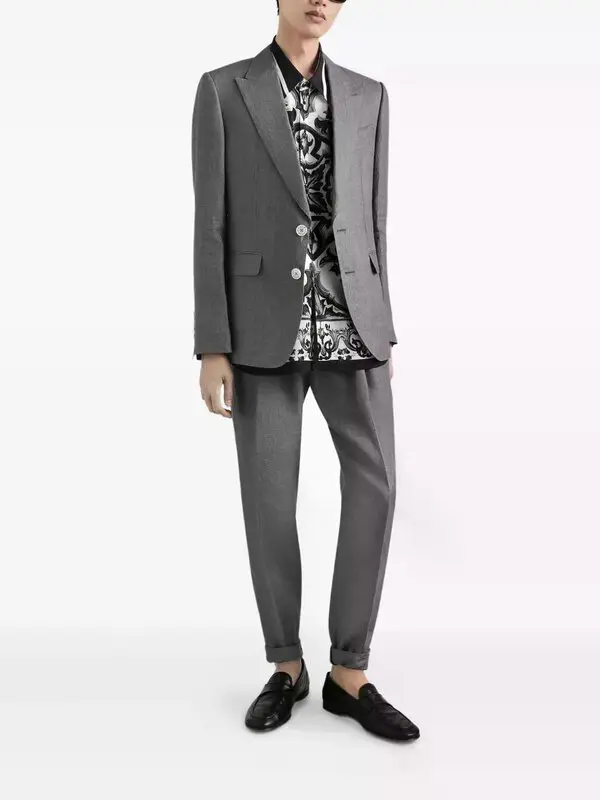 Dolce & Gabbana Linen Tapered Trousers