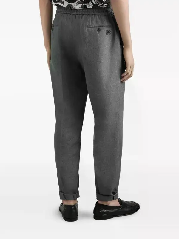 Dolce & Gabbana Linen Tapered Trousers