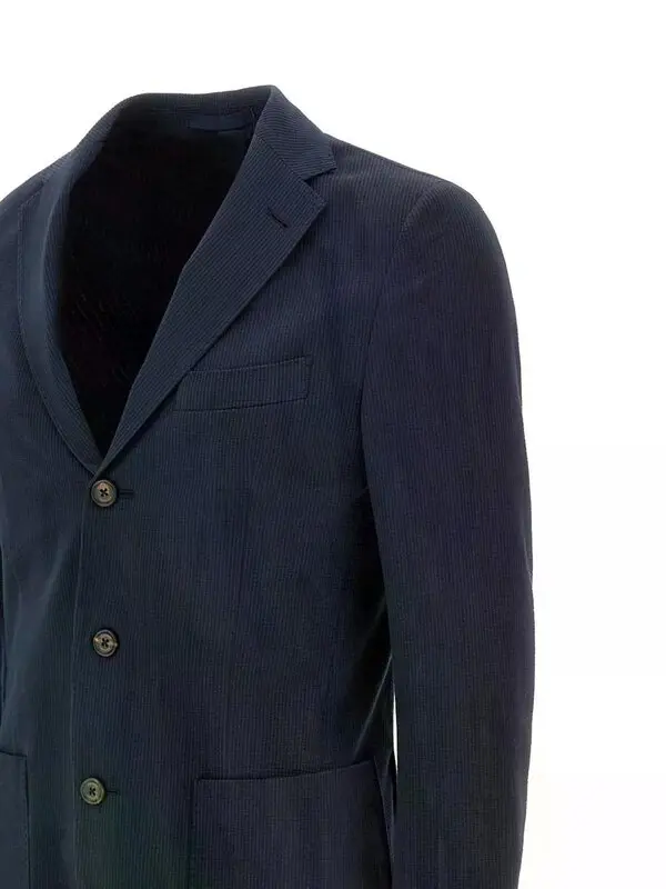 Eleventy Single-breasted Blazer - Blue