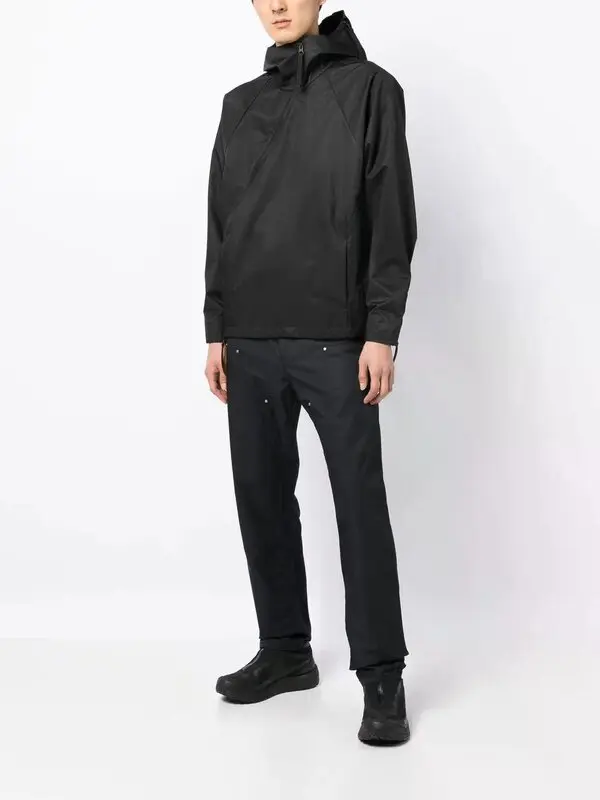 POST ARCHIVE FACTION Hooded Zip-up Windbreaker