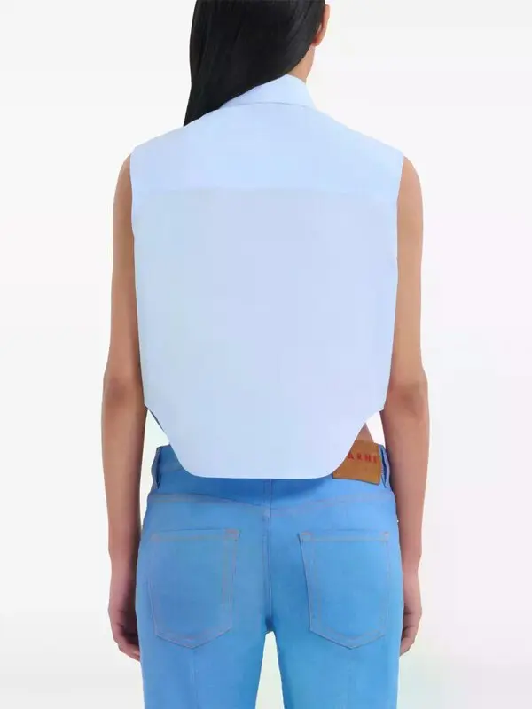 Marni Sleeveless Cotton Shirt