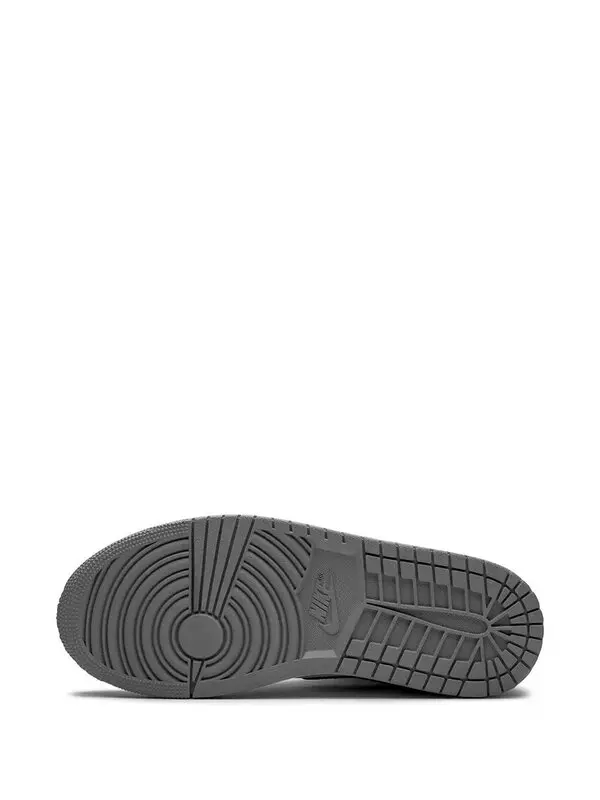 JORDAN Air 1 Mid Light Smoke Sneakers - Grey
