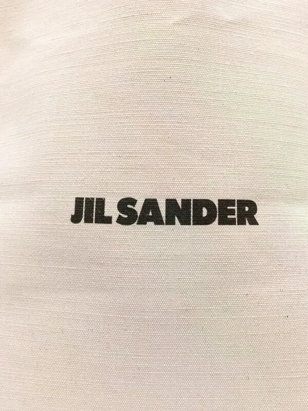 JIL SANDER Flat Embroidered-logo Tote Bag