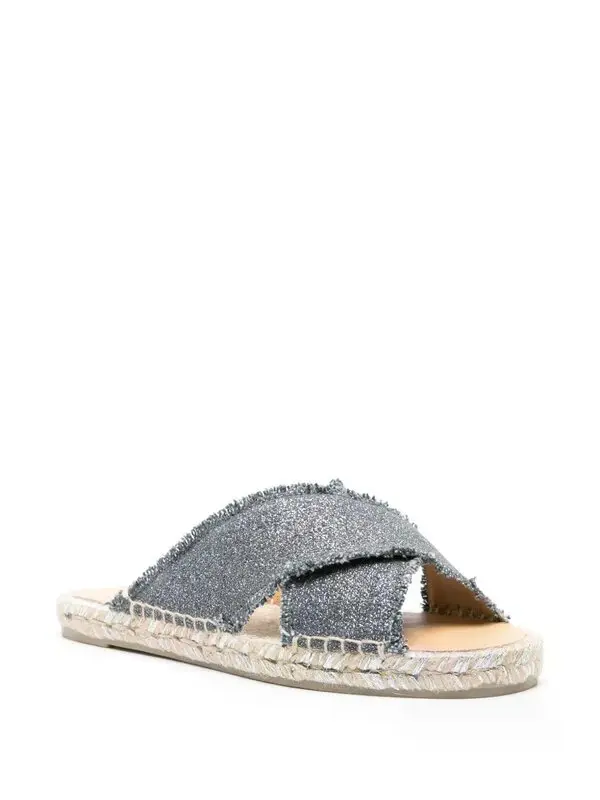 CastaÑer Palmera Flat Espadrilles - Grey