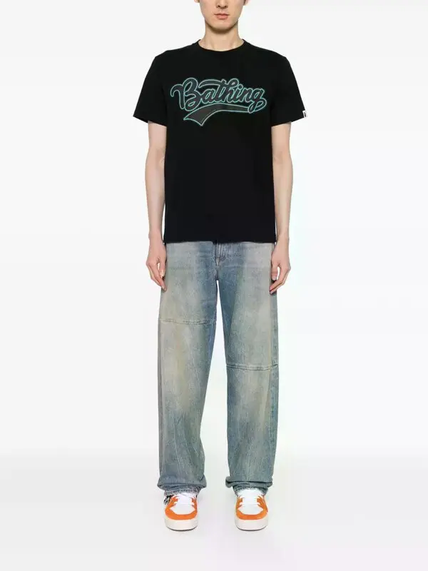 A BATHING APE Logo-print Cotton T-shirt