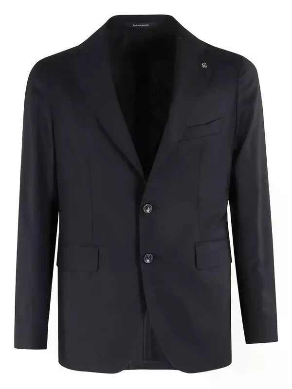 Tagliatore Single Breasted Wool Suit - Blue