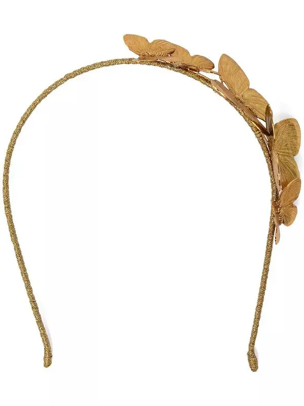 JENNIFER BEHR Pamela Butterfly Headband - Gold