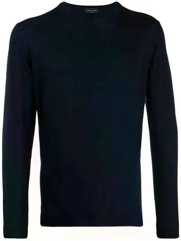 ROBERTO COLLINA Long-sleeve Fitted Sweater