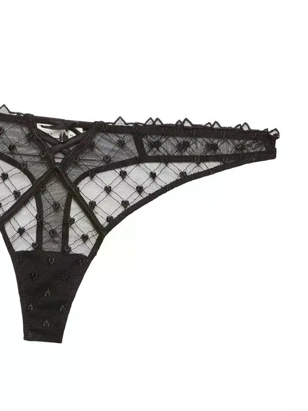 FLEUR DU MAL Love Lock Thong