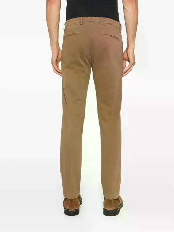 BRIGLIA 1949 Cotton Chino Trousers - Brown