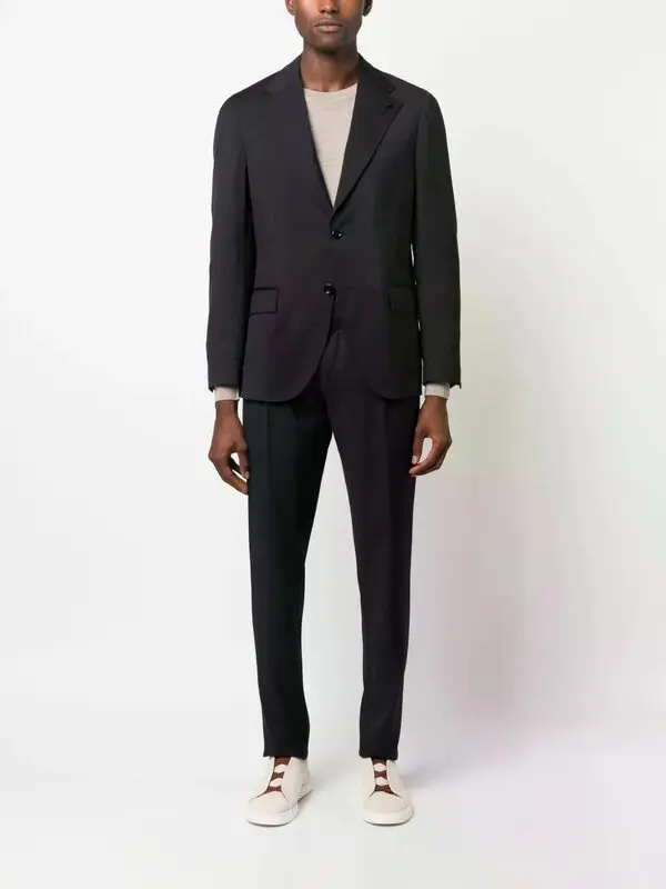LARDINI Single-breasted Wool Suit Set - Blue