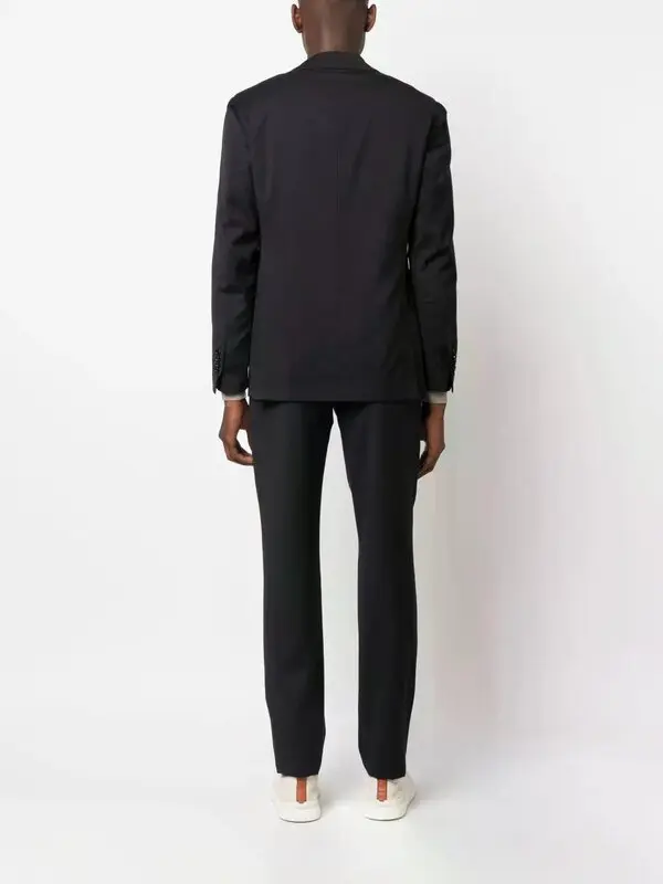 LARDINI Single-breasted Wool Suit Set - Blue