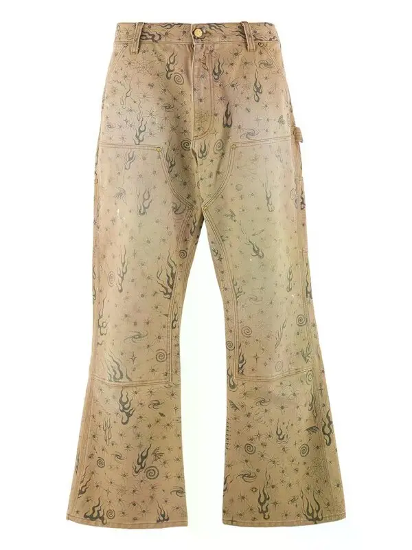 SAINT MXXXXXX Graphic Print Trousers