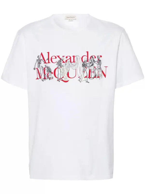 Alexander McQueen Tailor Skeleton-logo T-shirt
