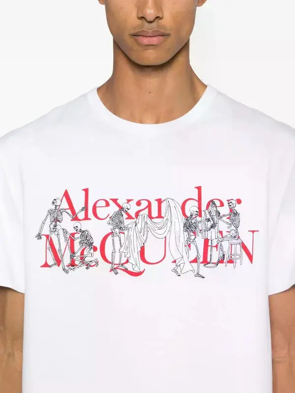 Alexander McQueen Tailor Skeleton-logo T-shirt