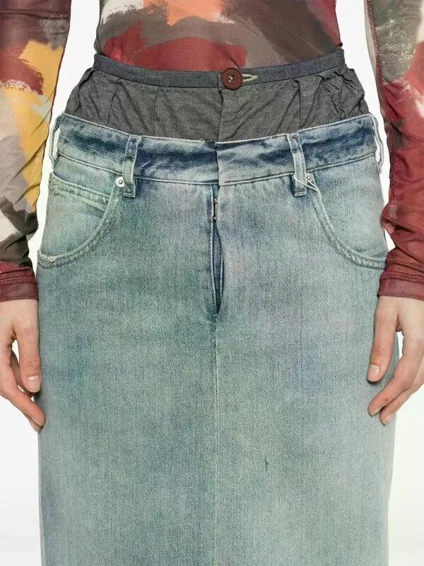 MAISON MARGIELA Denim Maxi Skirt